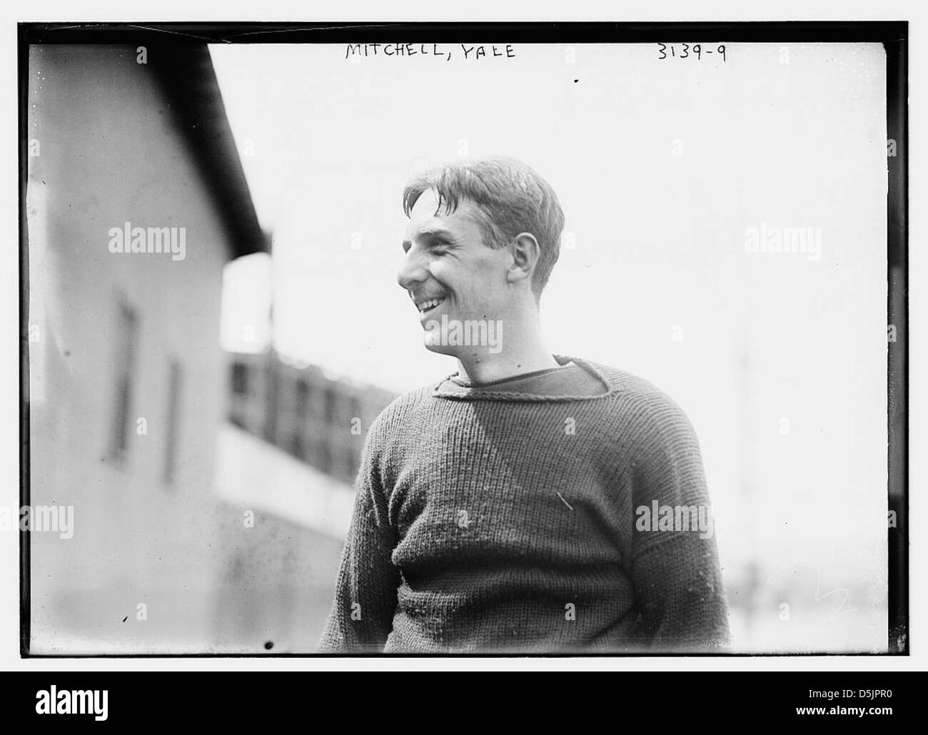 A portrait of Mitchell, an athlete from Yale University, captured ...