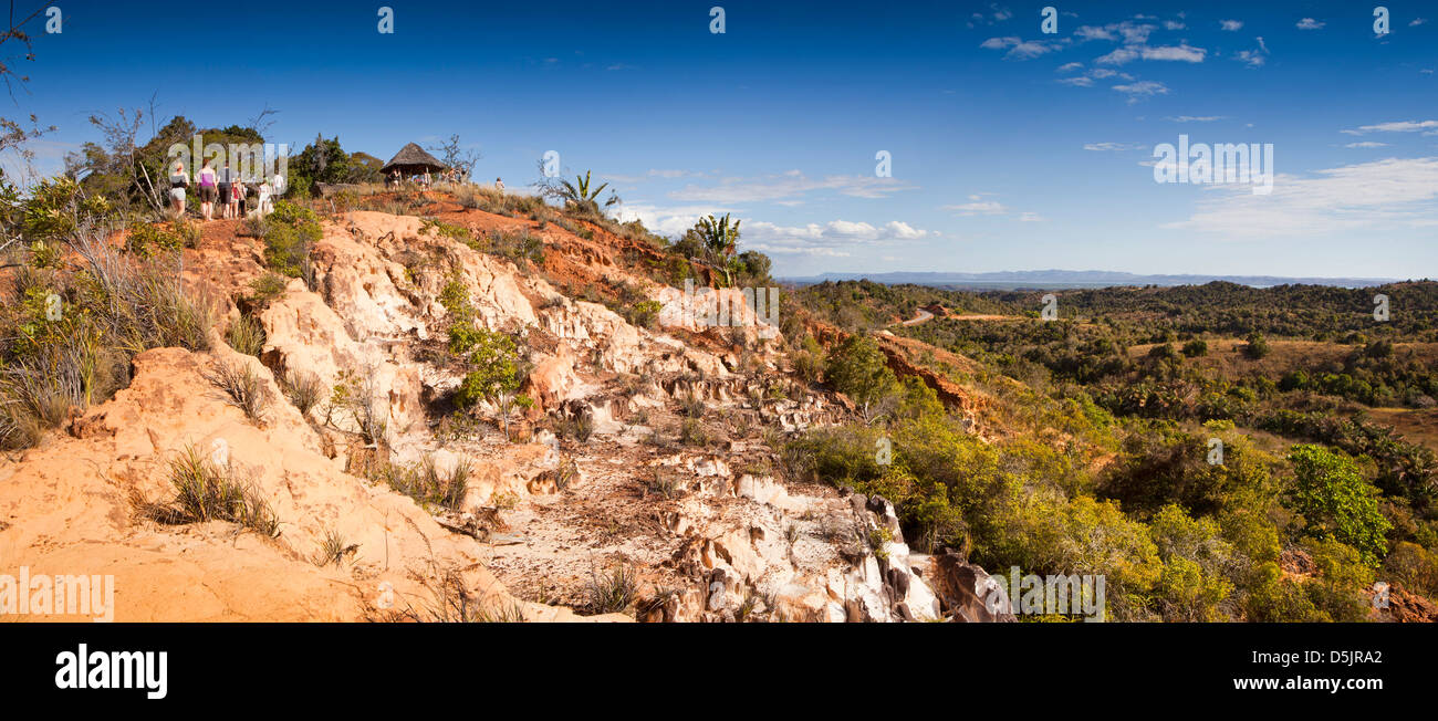 Madagascar, Ambanja, elevated viewpoint overlooking Mozambique Channel ...