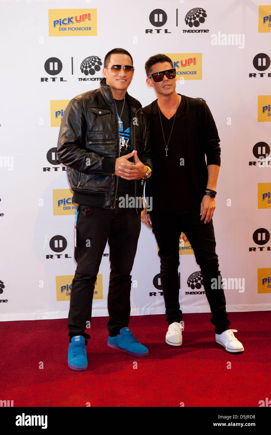 J.Williams, Dane Rumble at German RTL2 TV show The Dome at Colosseum ...