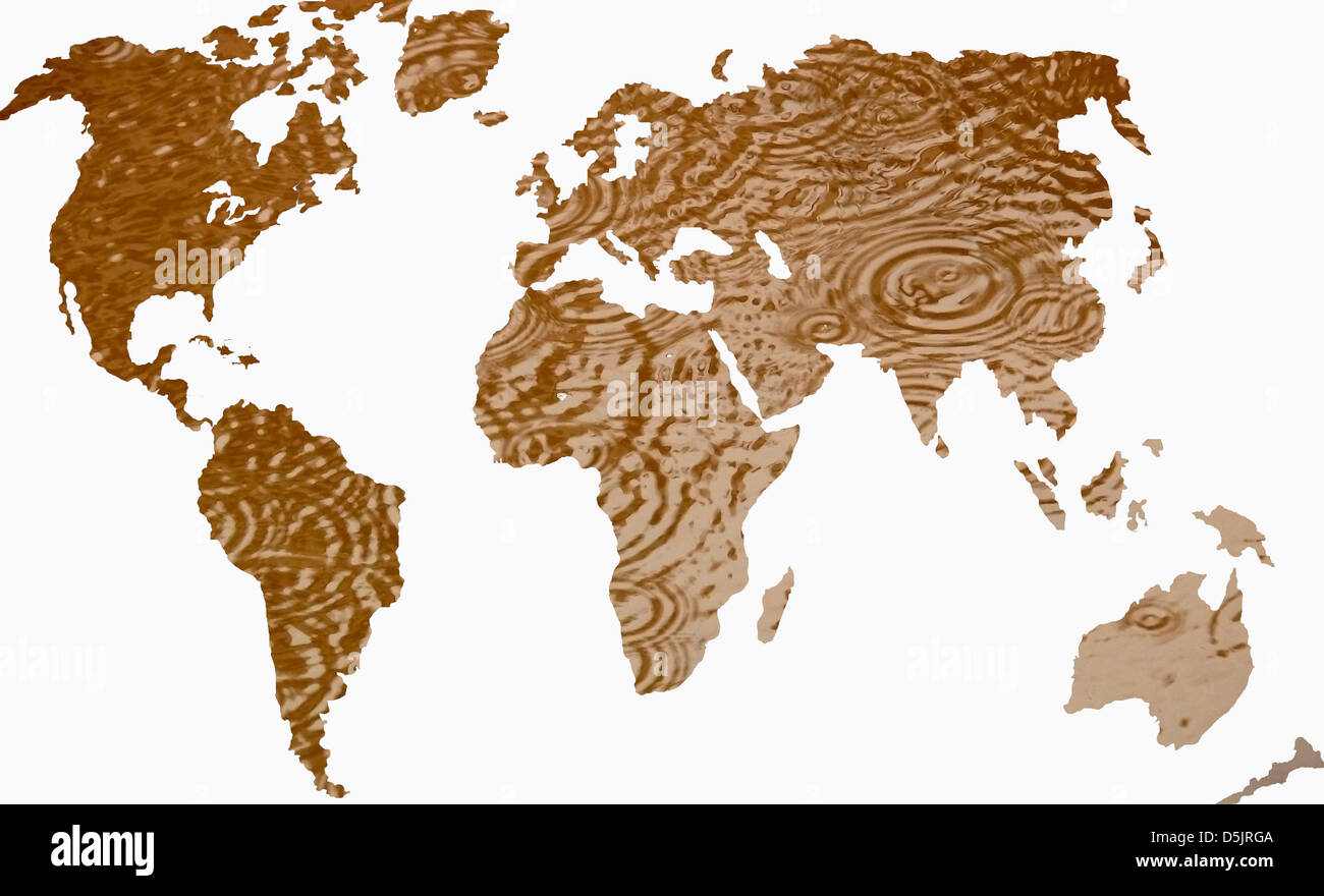 Abstract water map hi-res stock photography and images - Alamy