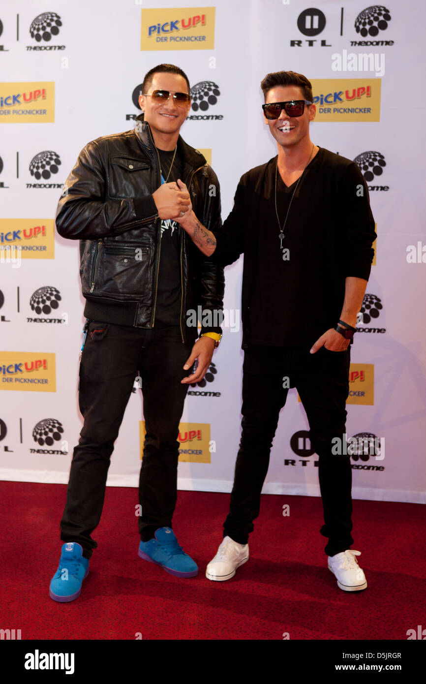 J.Williams, Dane Rumble at German RTL2 TV show The Dome at Colosseum ...