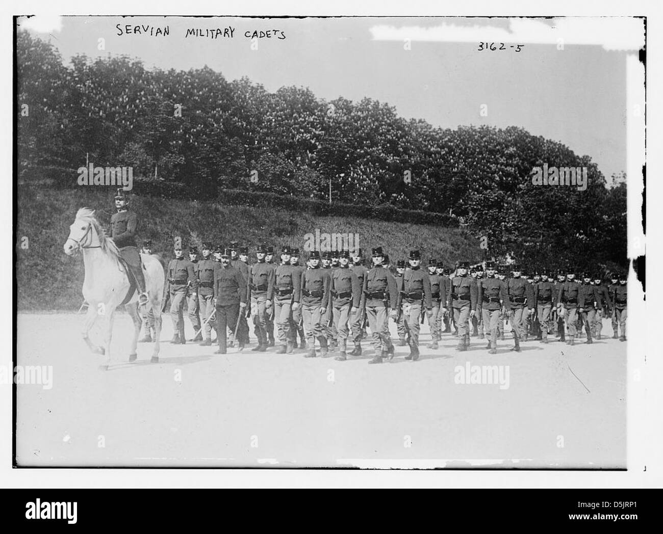 This image from the Library of Congress shows a military parade ...