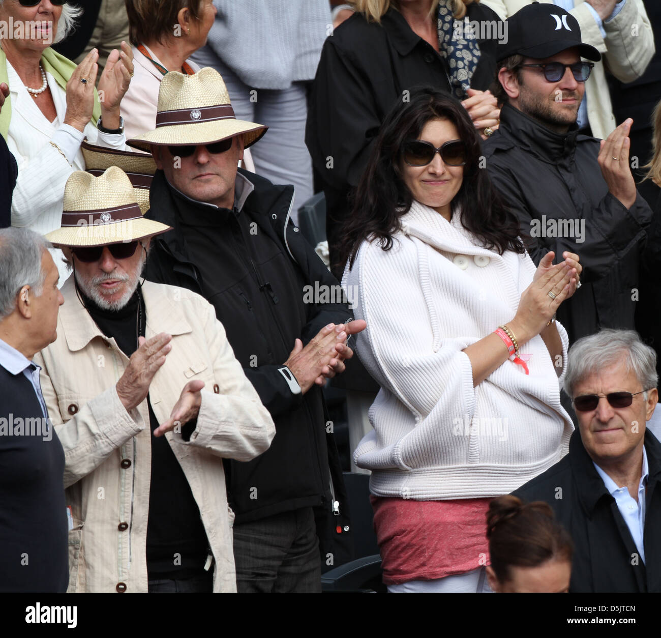 Pierre Richard, Jean Reno and wife Zofia, Bradley Cooper and guests at ...