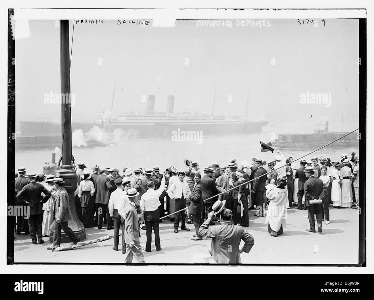 A photograph of the RMS Adriatic, an ocean liner built by Harland ...