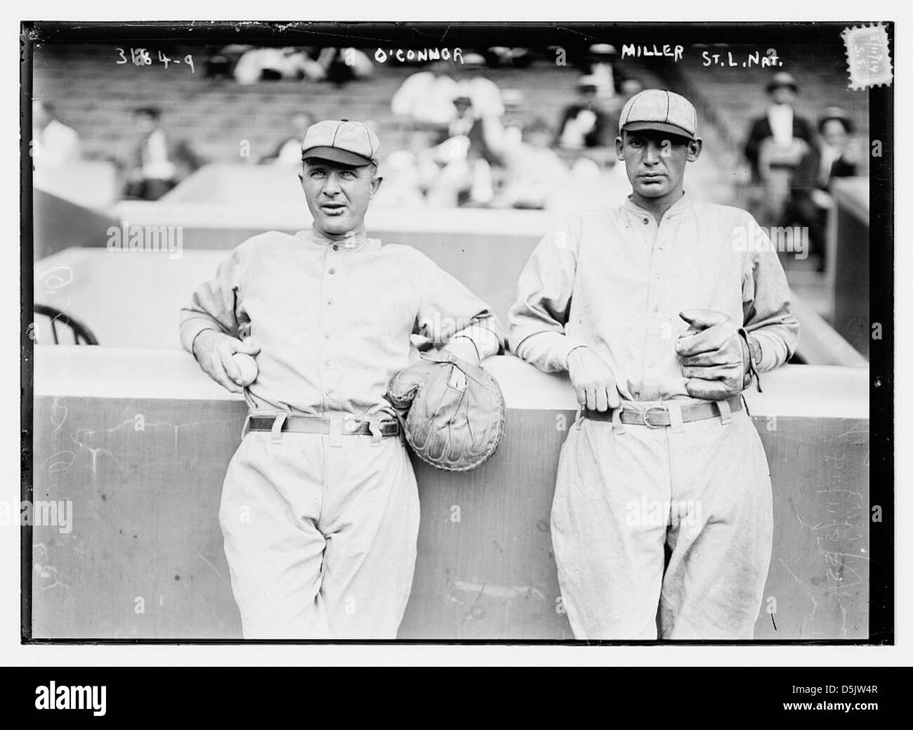 Paddy O'Connor and Dots Miller, both baseball players in the National ...