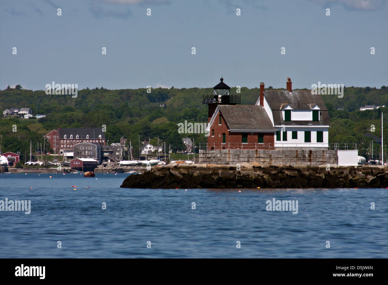 Rockland breakwater lighthouse hi-res stock photography and images - Alamy