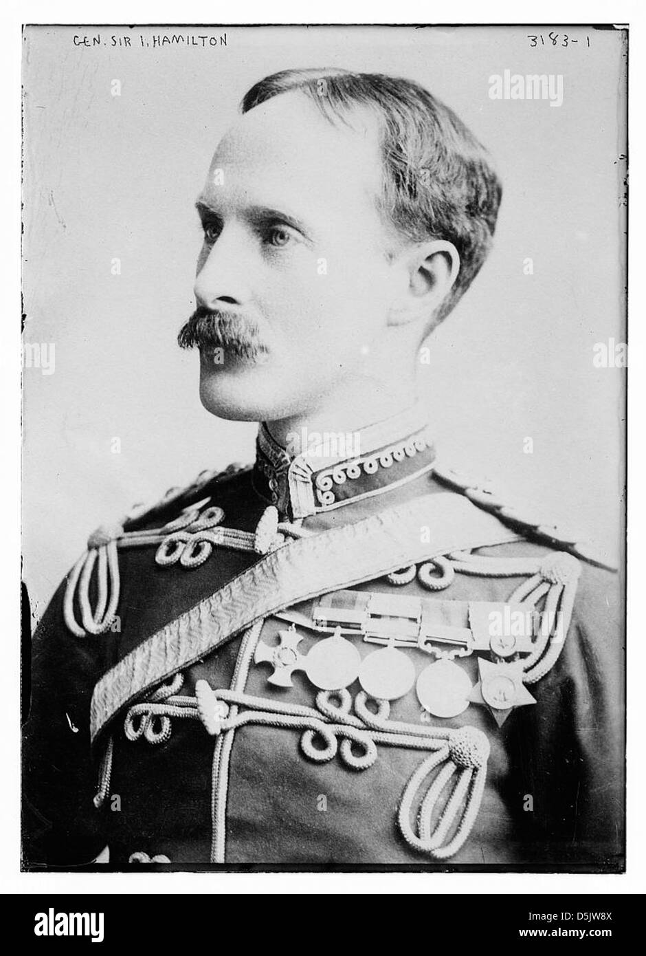 General Sir I. Hamilton, a British military officer, is captured in ...
