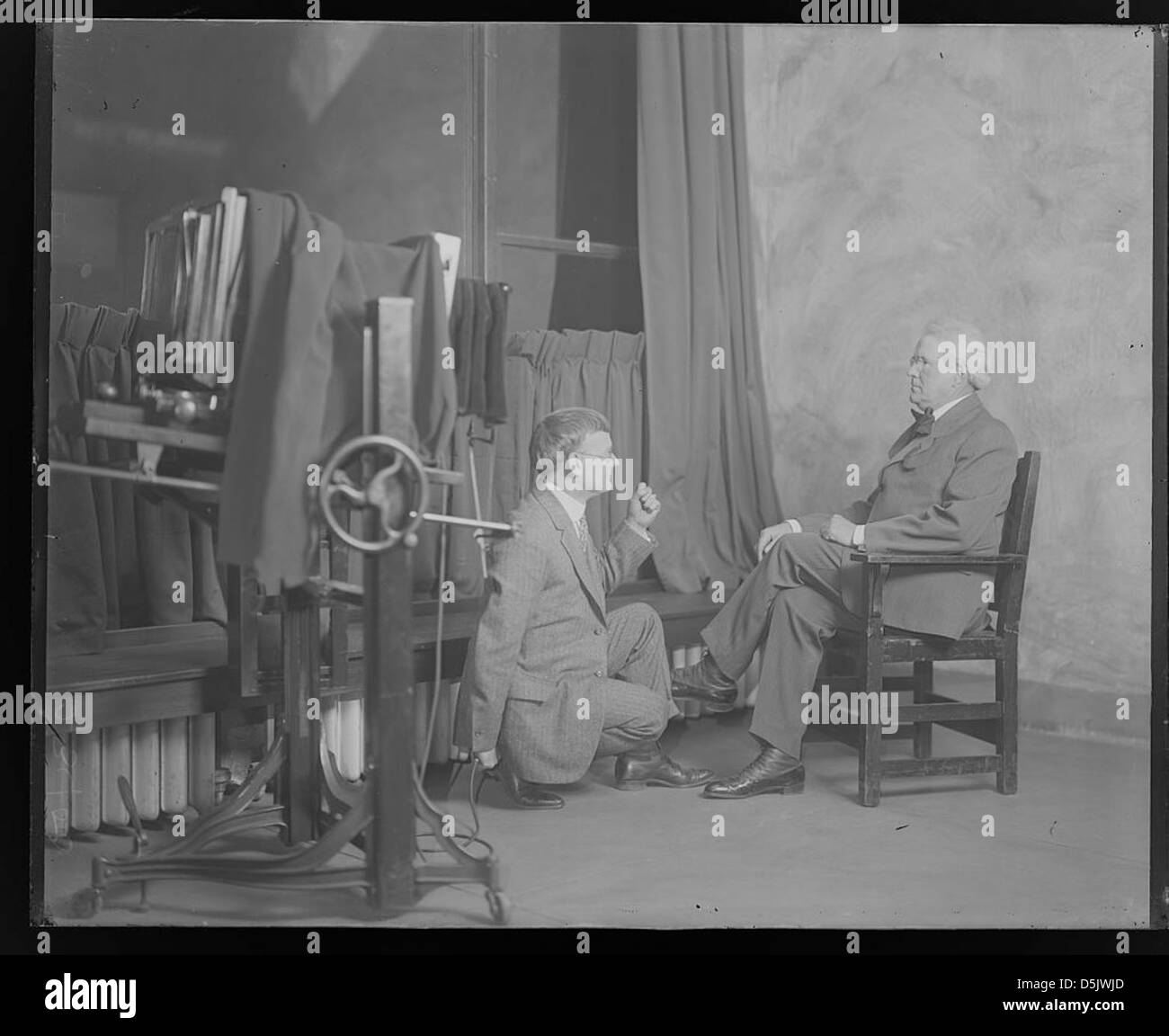 A portrait of cartoonist Clifford K. Berryman, known for his political ...