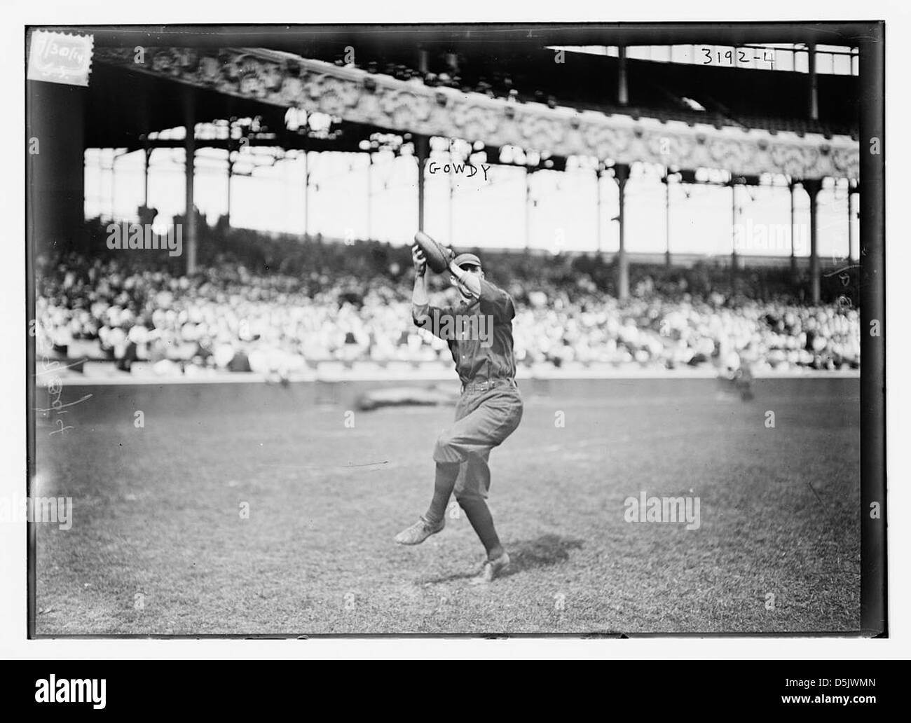 A Historical Photograph Of Hank Gowdy A Catcher For The Boston Braves