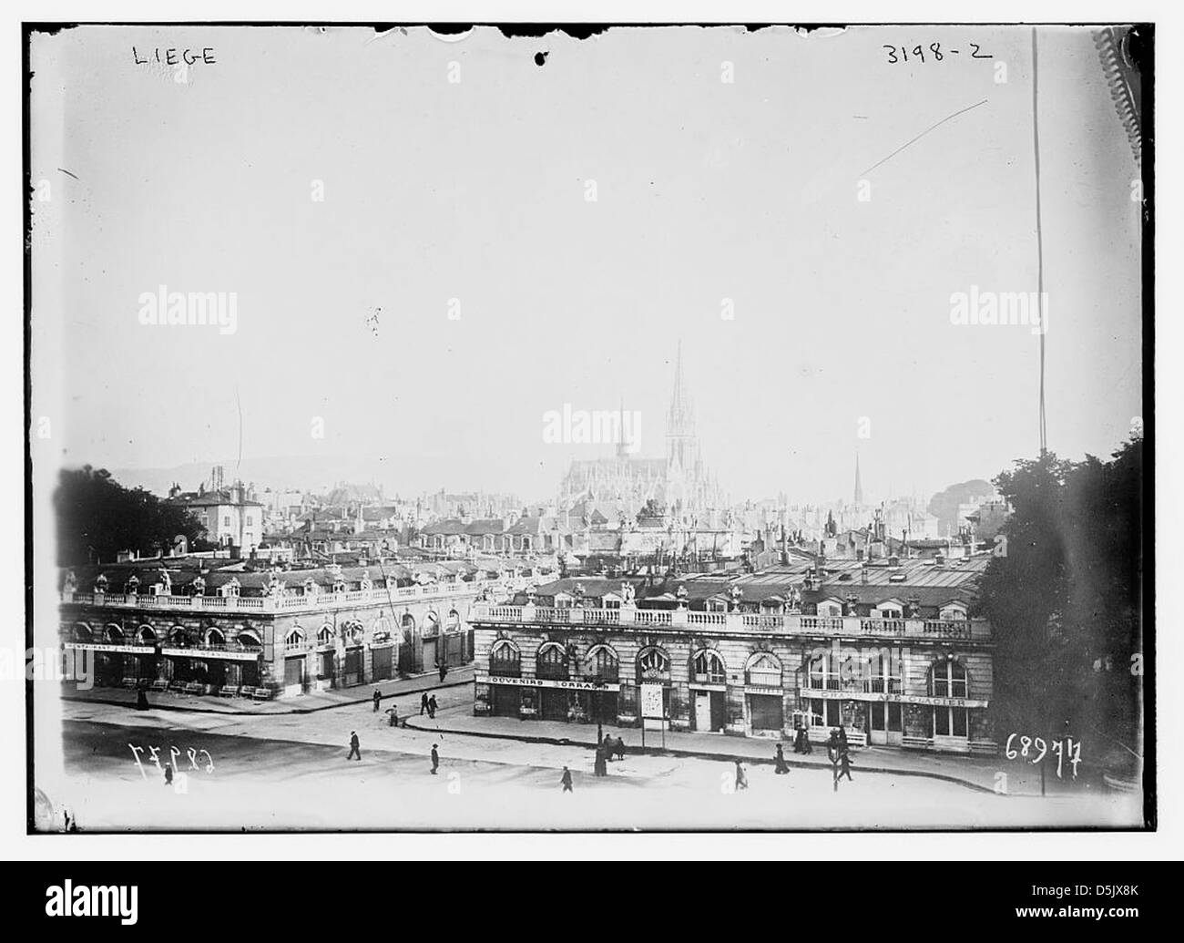 A photograph of Liege, Belgium, showcasing the city's architectural and ...