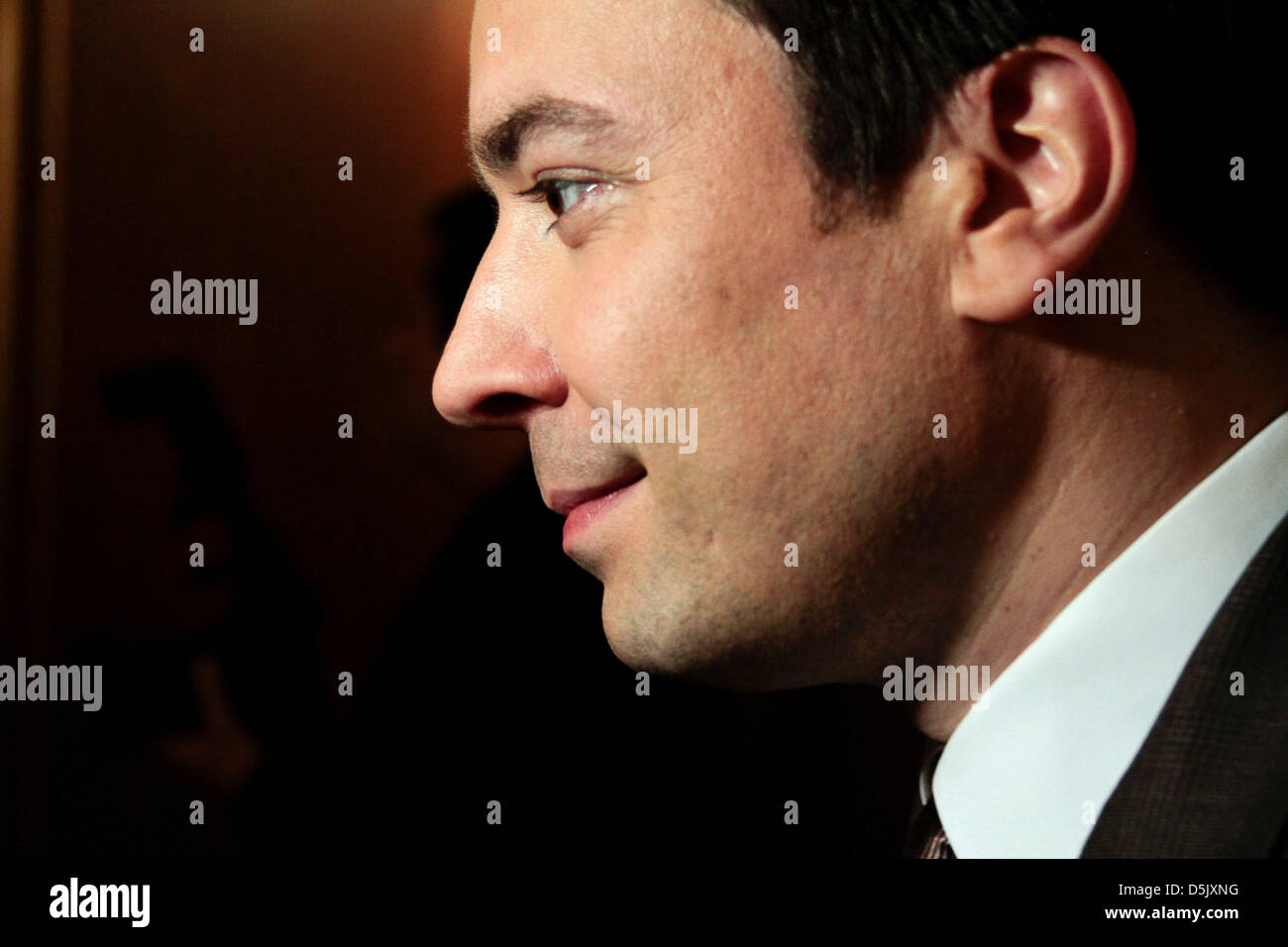 Apr 12, 2010 - New York, New York, U.S. - JIMMY FALLON arrives at The ...