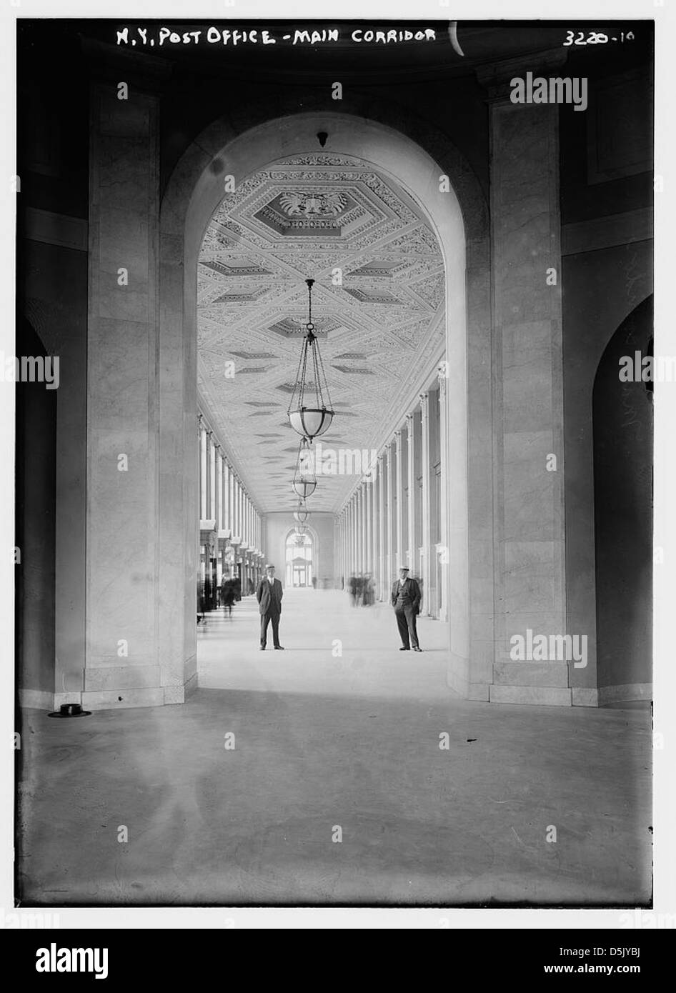 Postal office inside Black and White Stock Photos & Images - Alamy