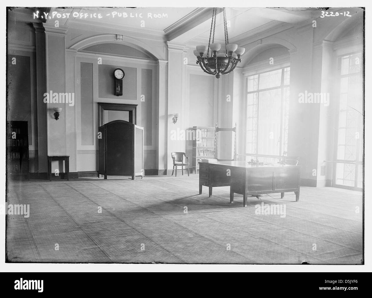 N.Y. Post Office -- Public Room (LOC Stock Photo - Alamy