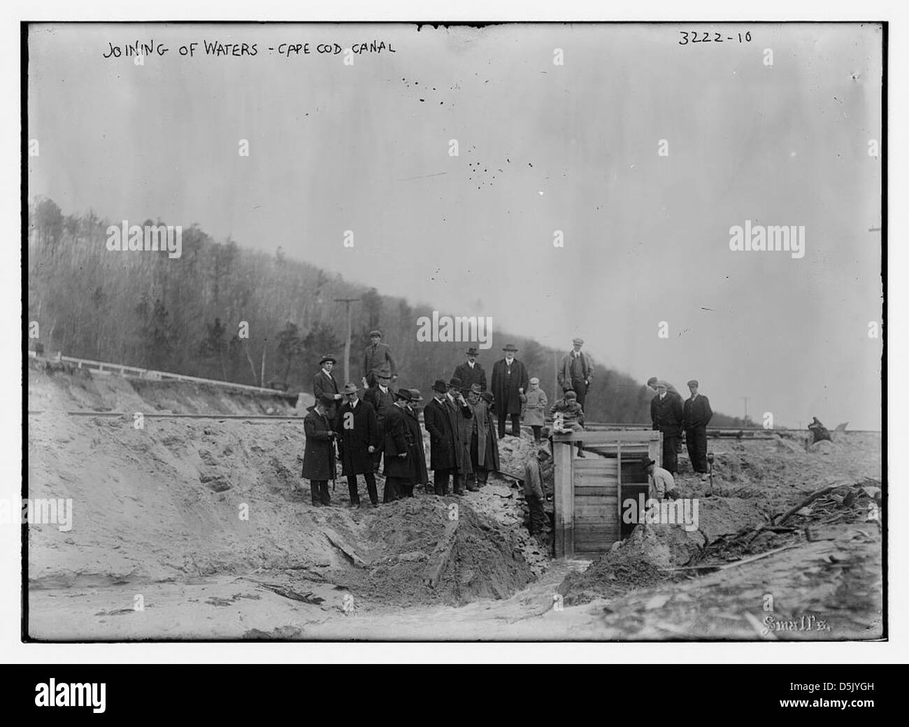 This image captures the joining of waters at the Cape Cod Canal ...