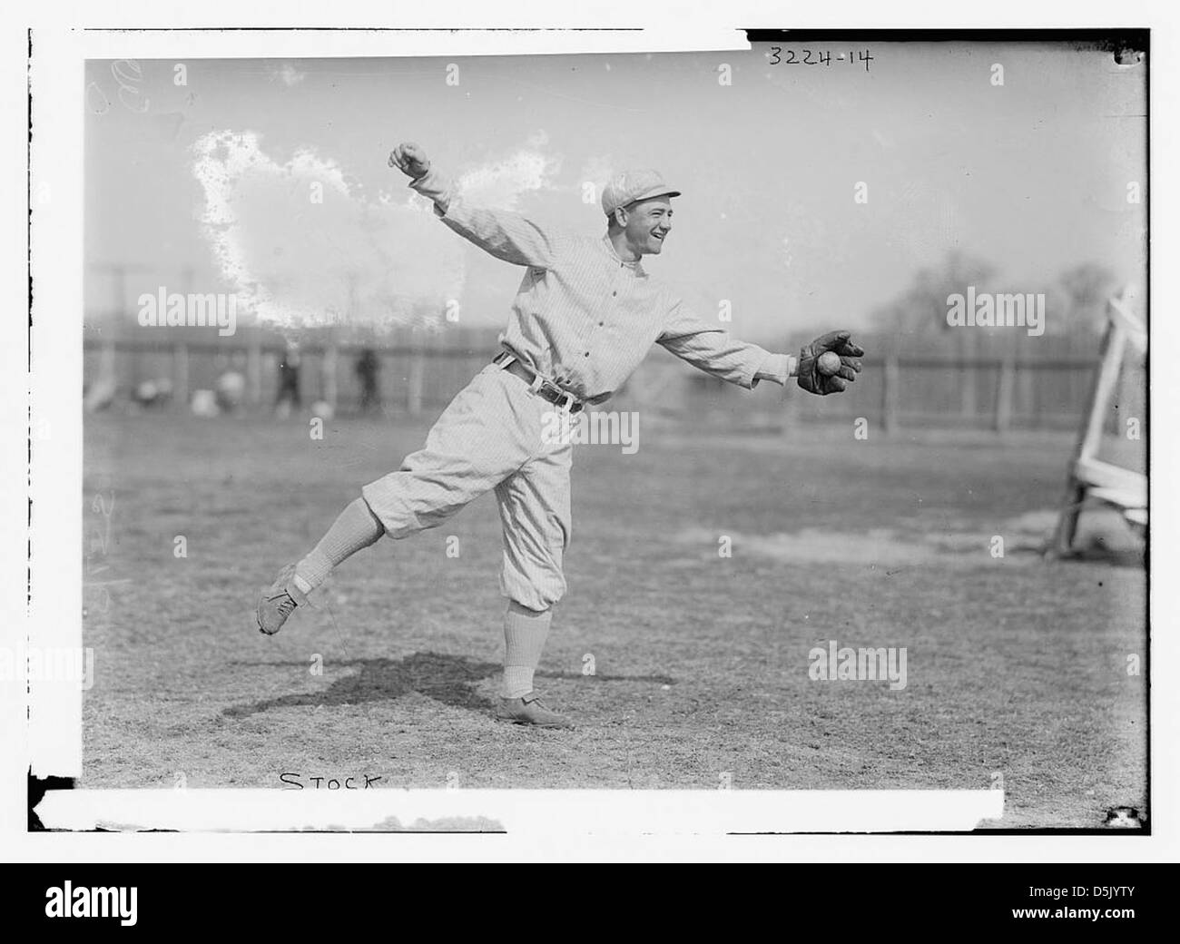Milt Stock was a baseball player for the New York Giants, playing in ...