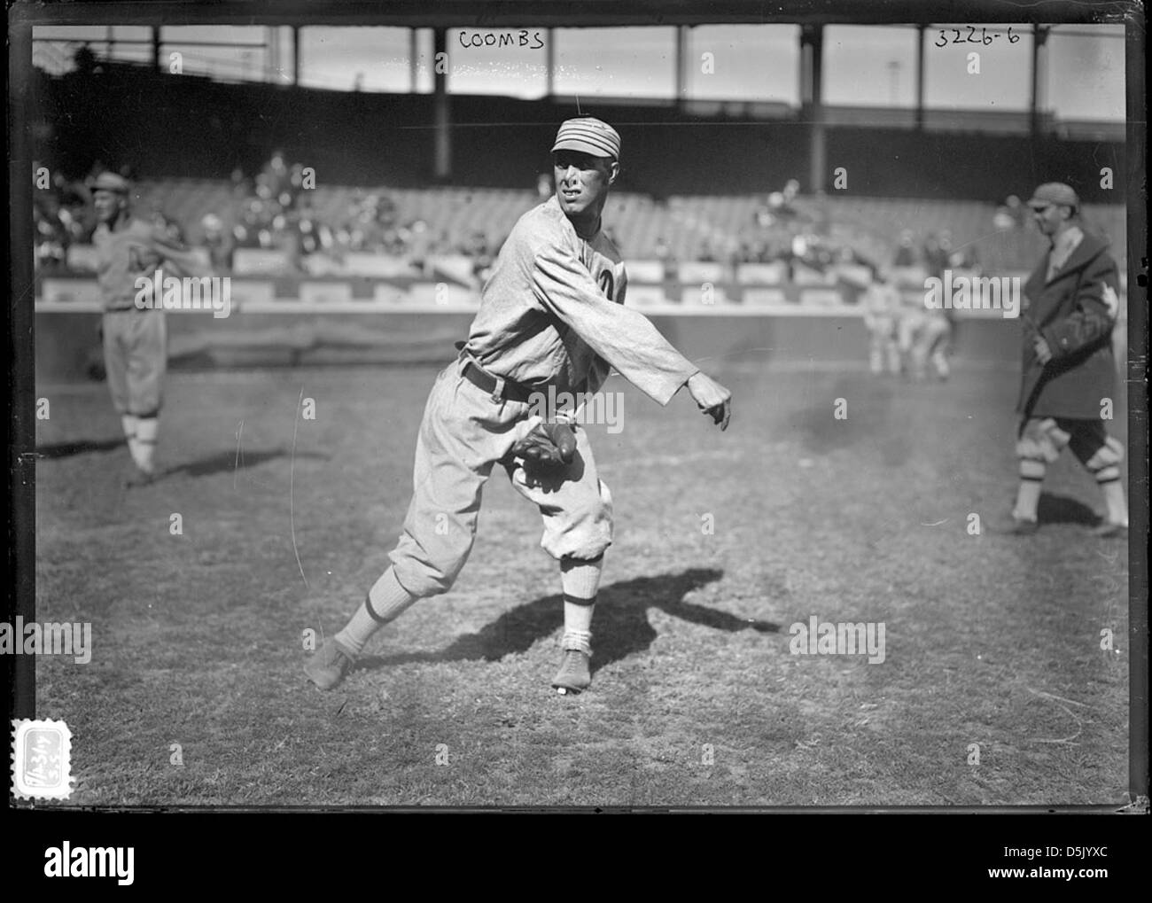Jack Coombs of the Philadelphia Athletics, captured in a photograph ...