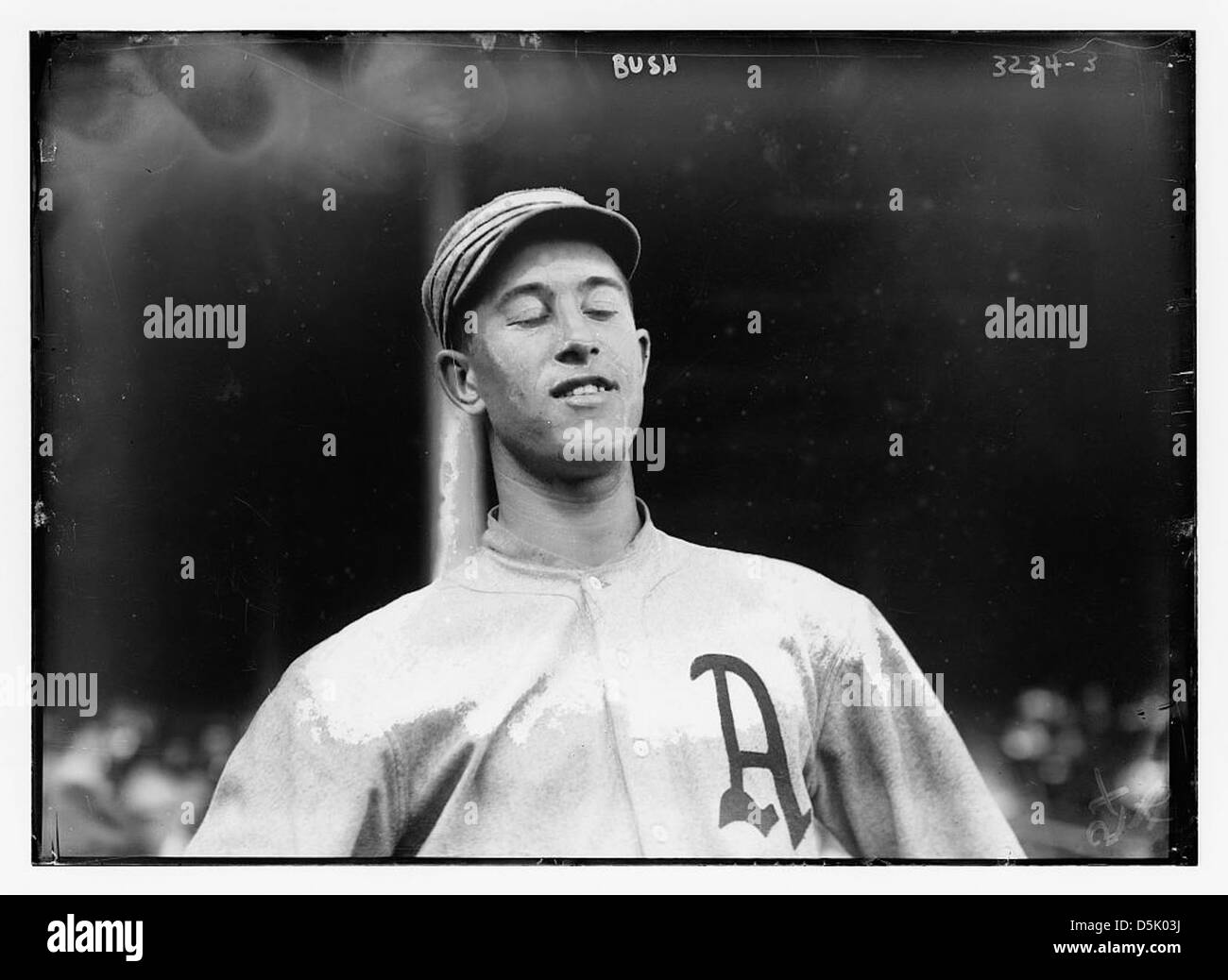 A photograph of Joe Bush, an American baseball player known as 'Bullet ...