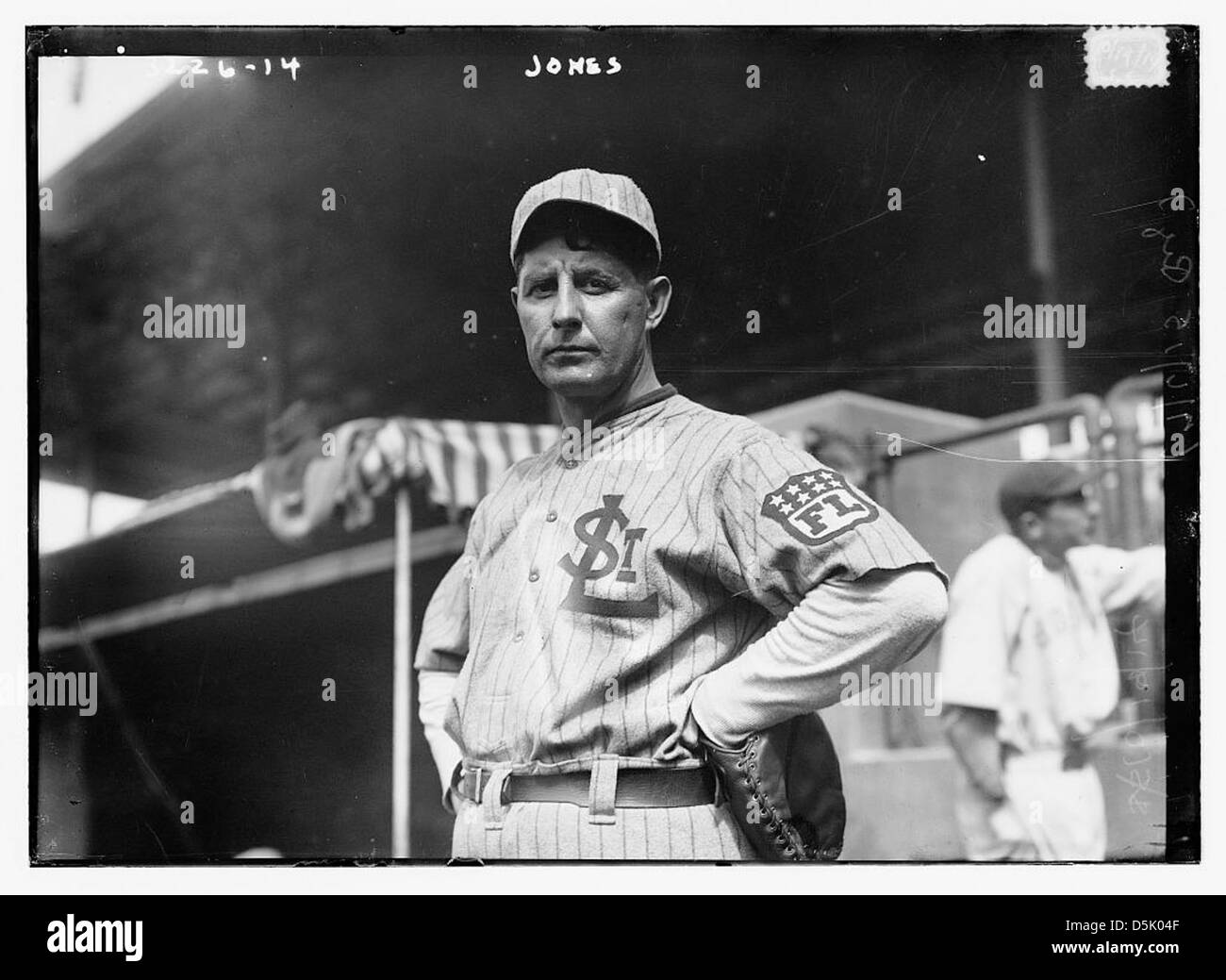 This image features Fielder Jones, both manager and player, from the St ...