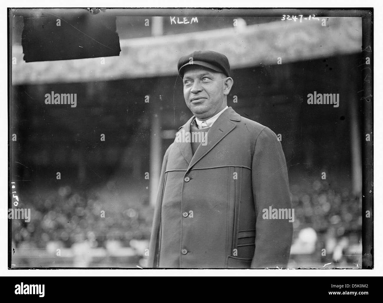 This photograph captures Bill Klem, a legendary umpire in Major League ...