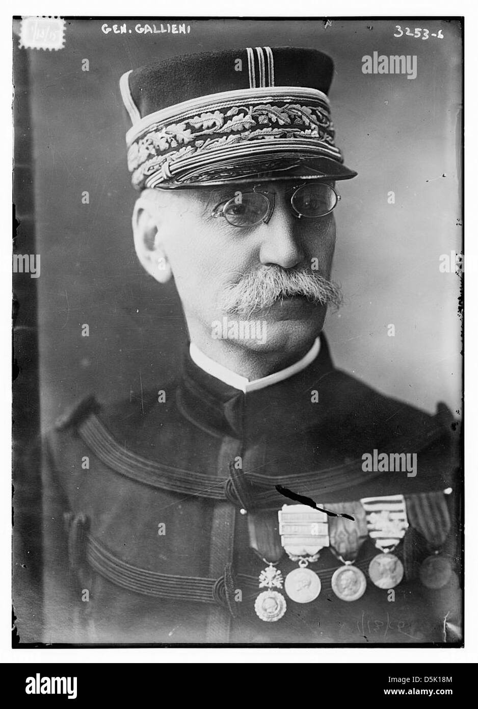 This photograph features General Gallieni, a prominent French military ...
