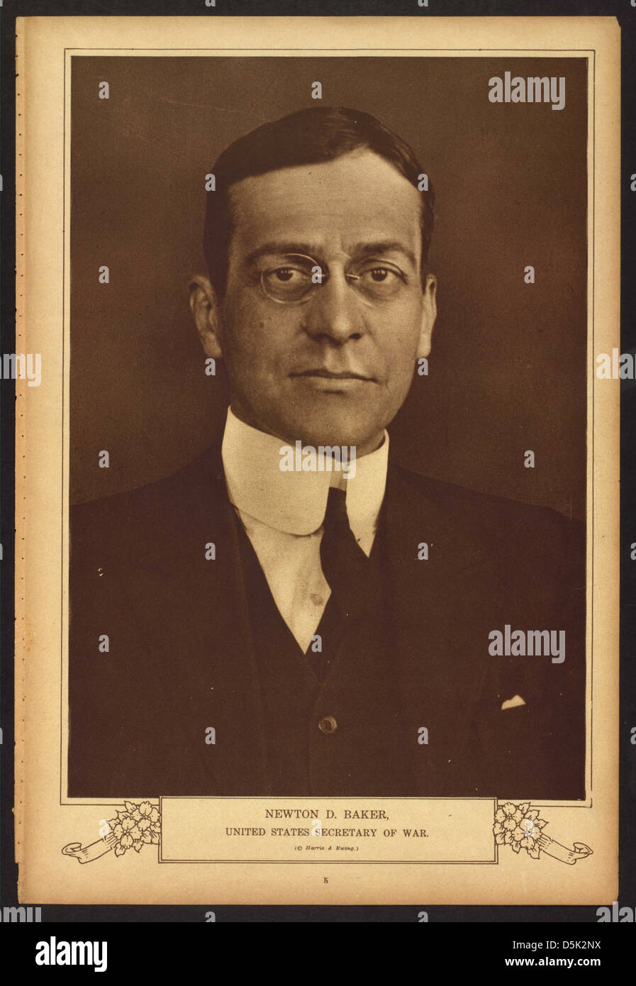 Secretary of war baker newton d baker hi-res stock photography and ...