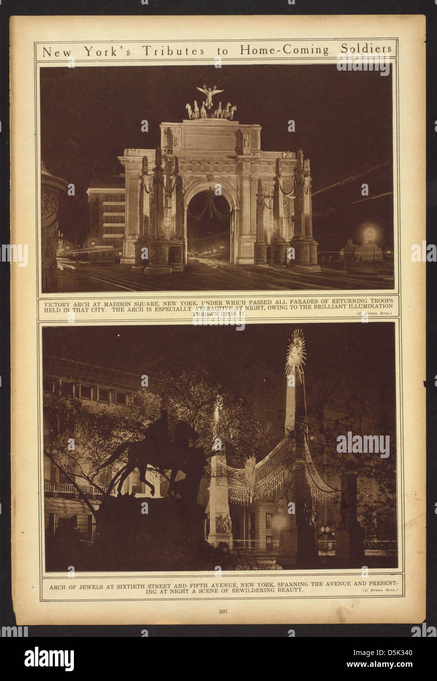 This image shows New York's Victory Arch, also known as the Arch of ...