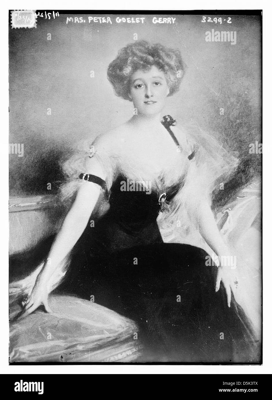 This photograph features Mrs. Peter Goelet Gerry, a prominent figure ...