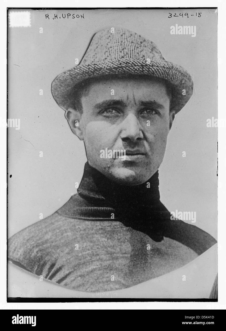 A portrait of R.H. Upson, an aeronautical engineer and aviator. Upson ...