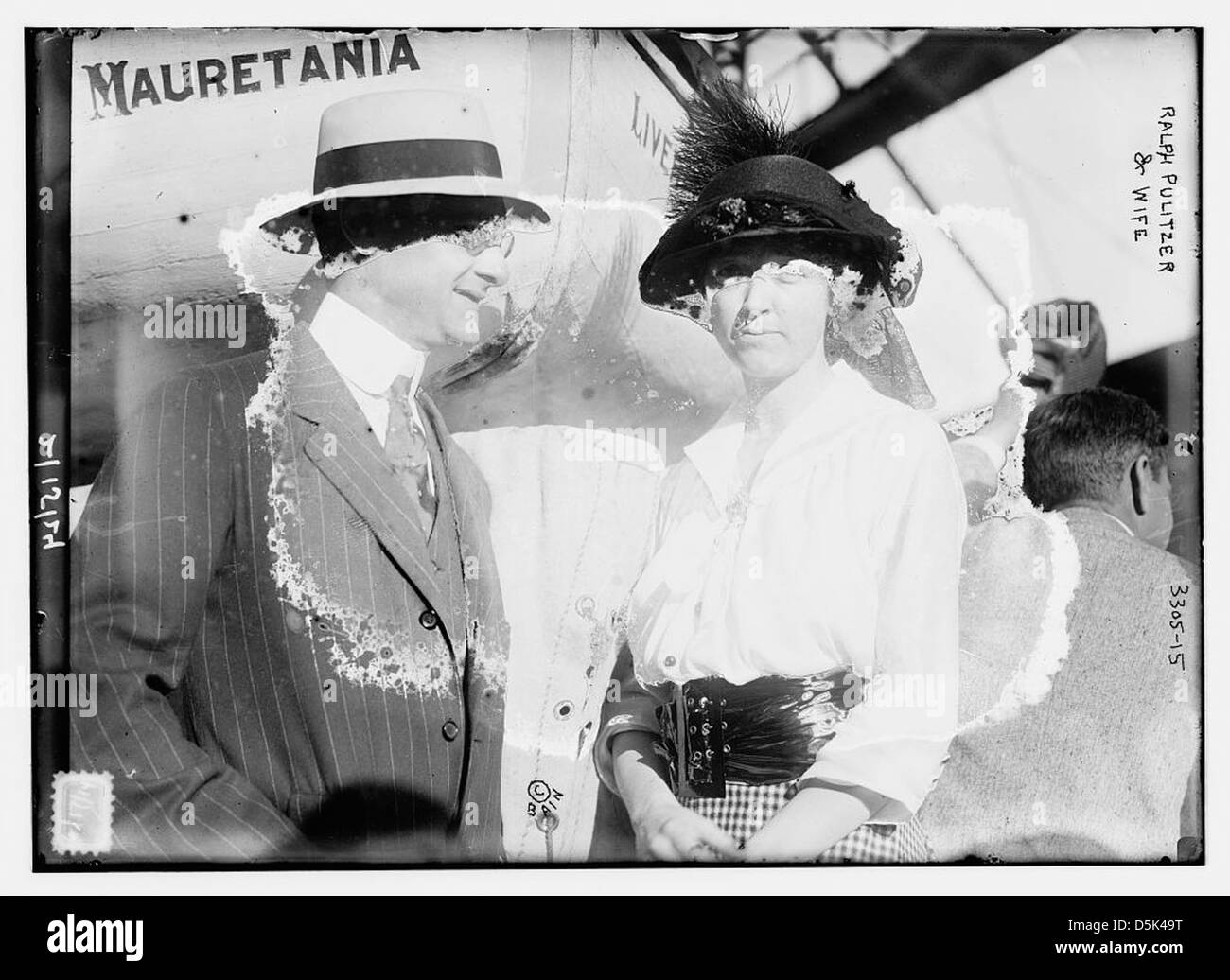 Ralph Pulitzer, a prominent publisher, and his wife Frederica Pulitzer ...