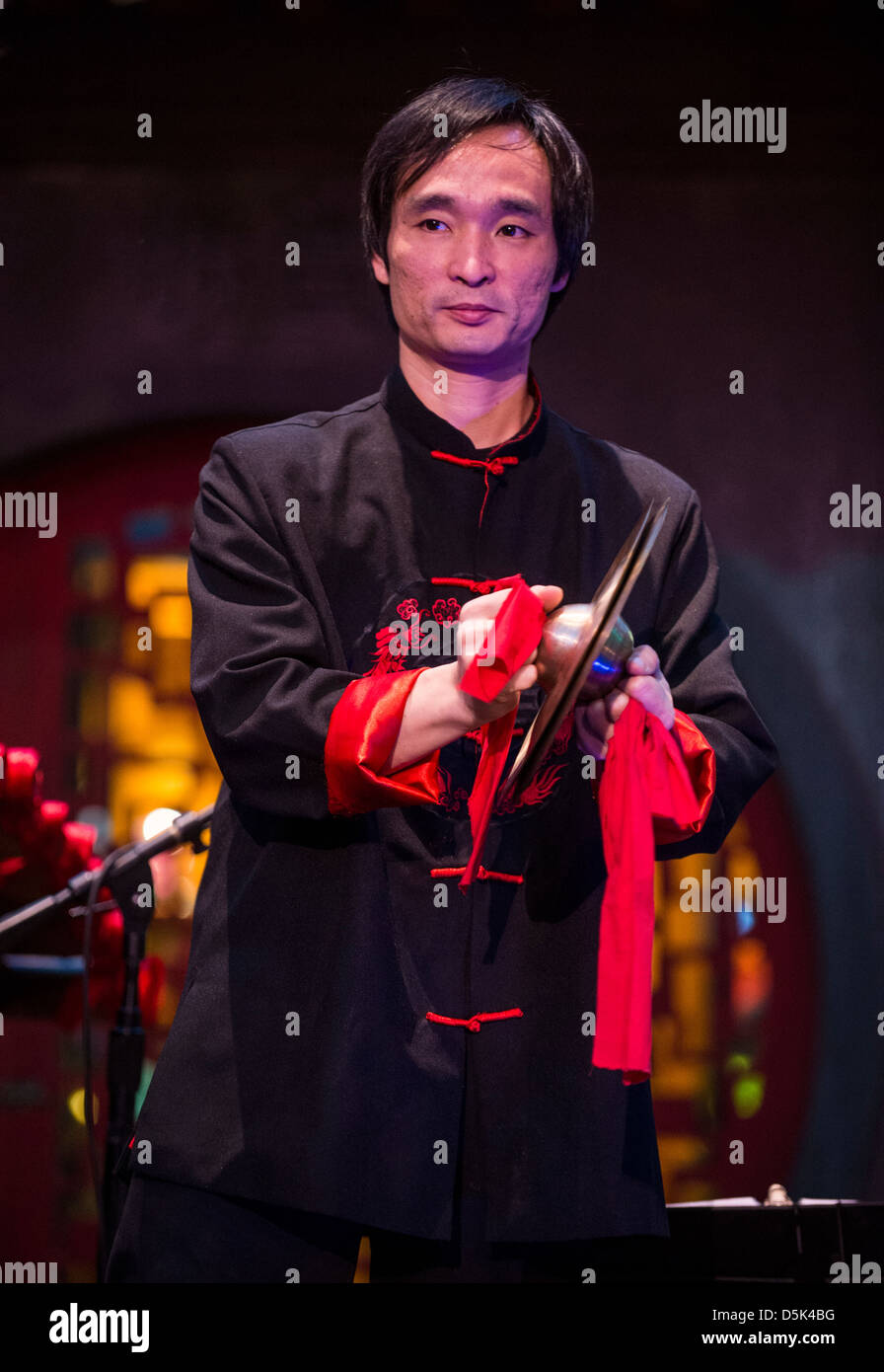 Chinese musician perform during the Chinese New Year celebrations in ...