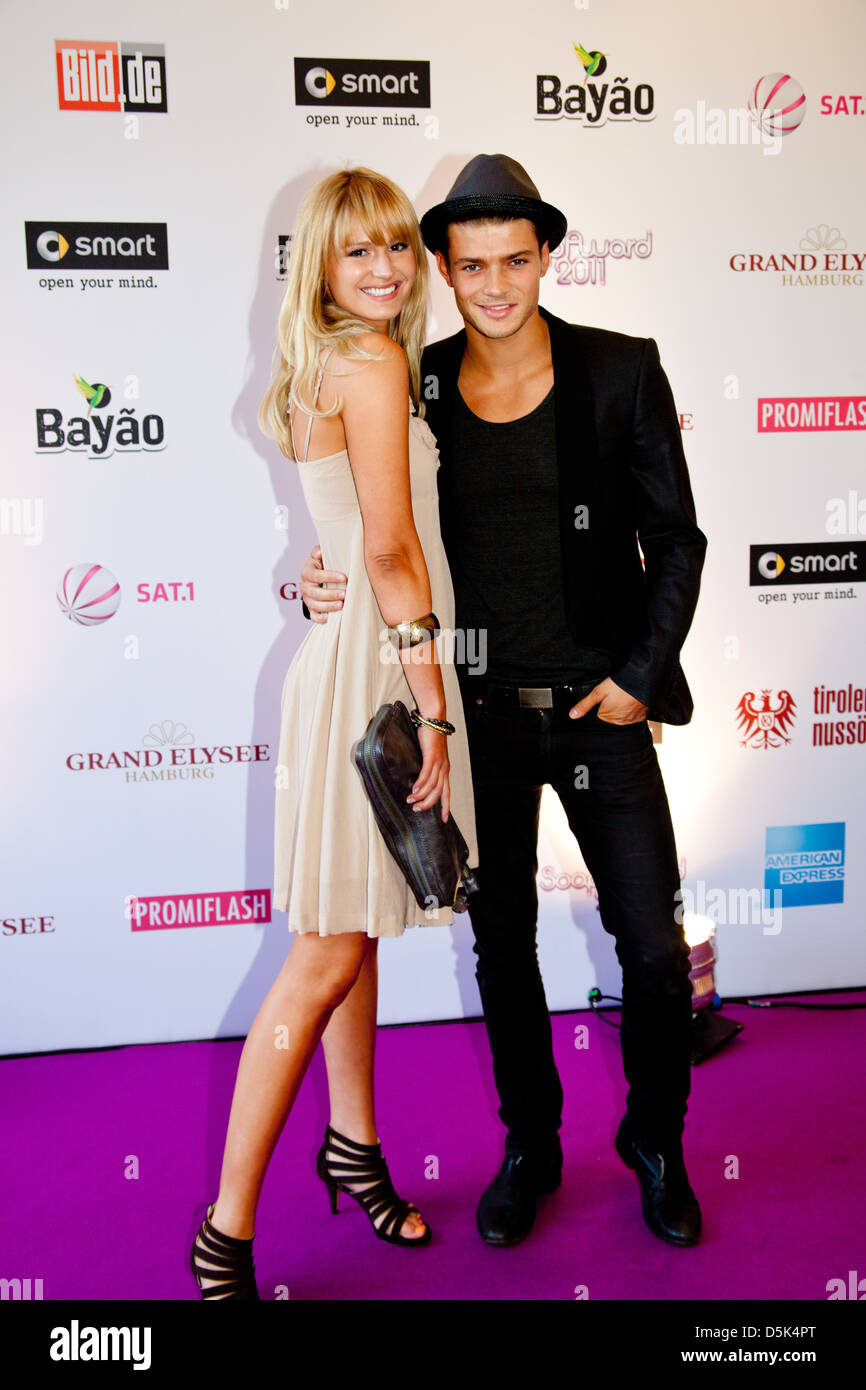 Isabell Ege and Eugen Bauder at the first annual German Soap Award at ...