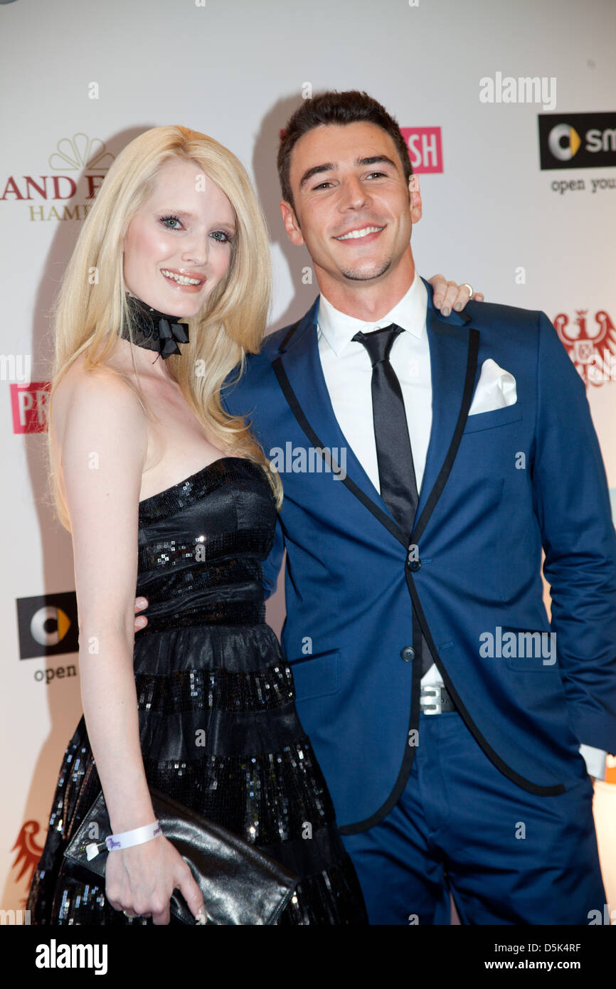 Mirja du Mont and Sascha Kekez at the first annual German Soap Award at ...