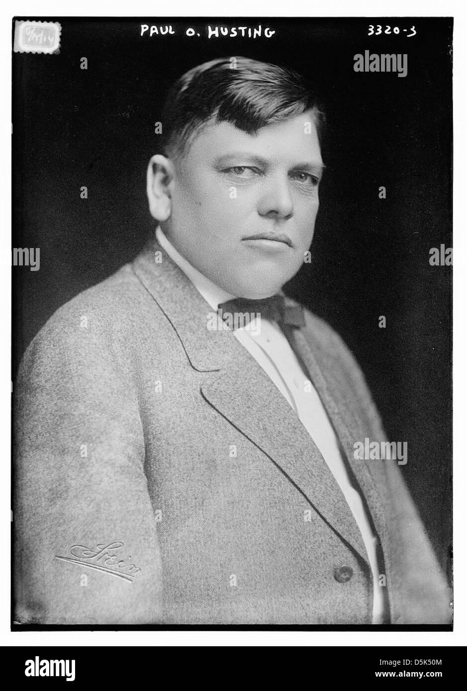 A photograph of Paul O. Husting, U.S. Senator from Wisconsin, who ...