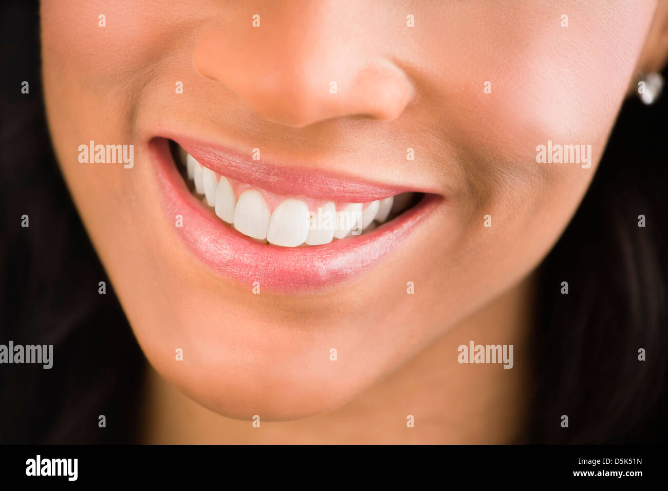 Close up teeth smile beauty hi-res stock photography and images - Alamy