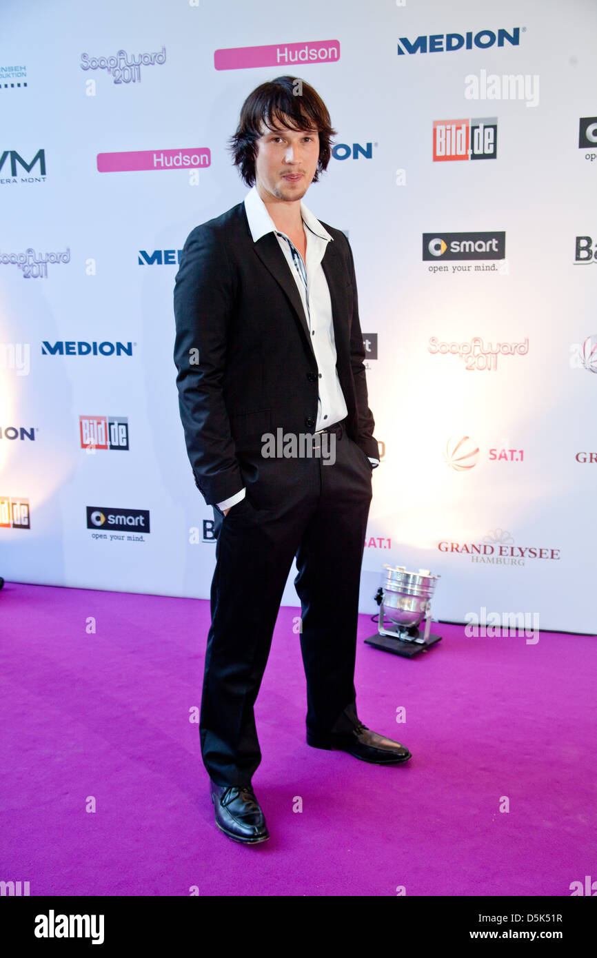 Christopher Kohn and Vanessa Jung at the first annual German Soap Award ...