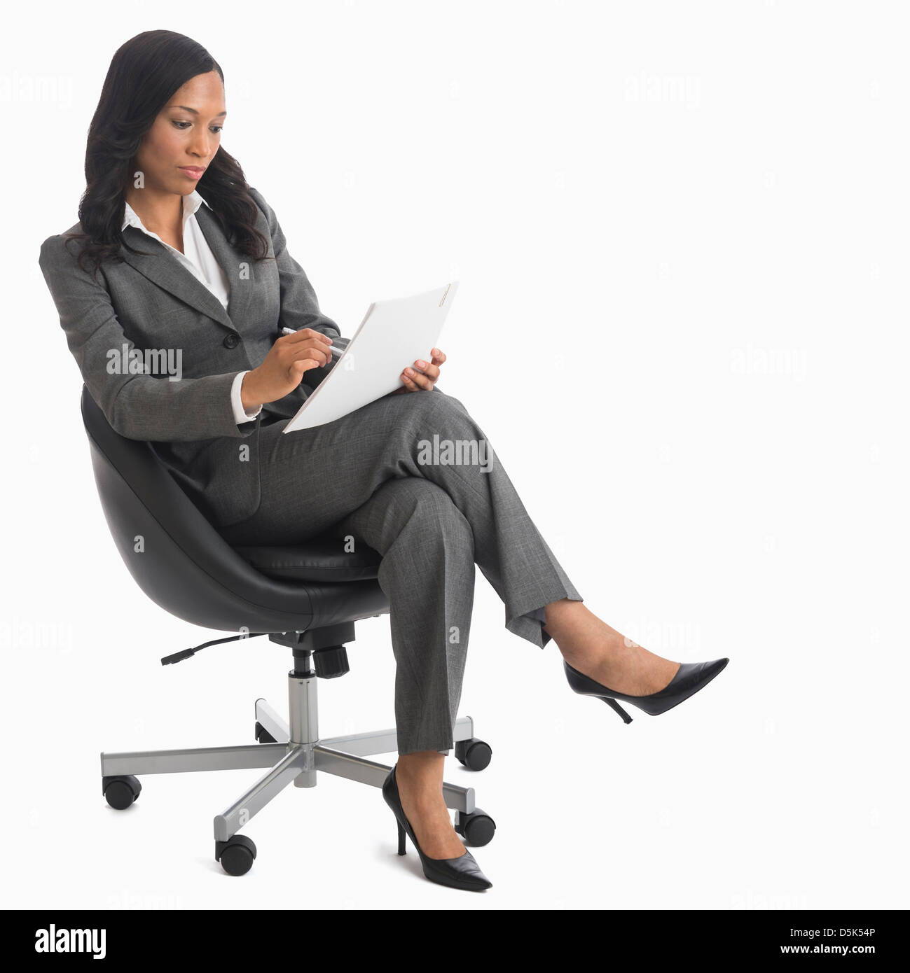 Sitting mid adult black Cut Out Stock Images & Pictures - Alamy