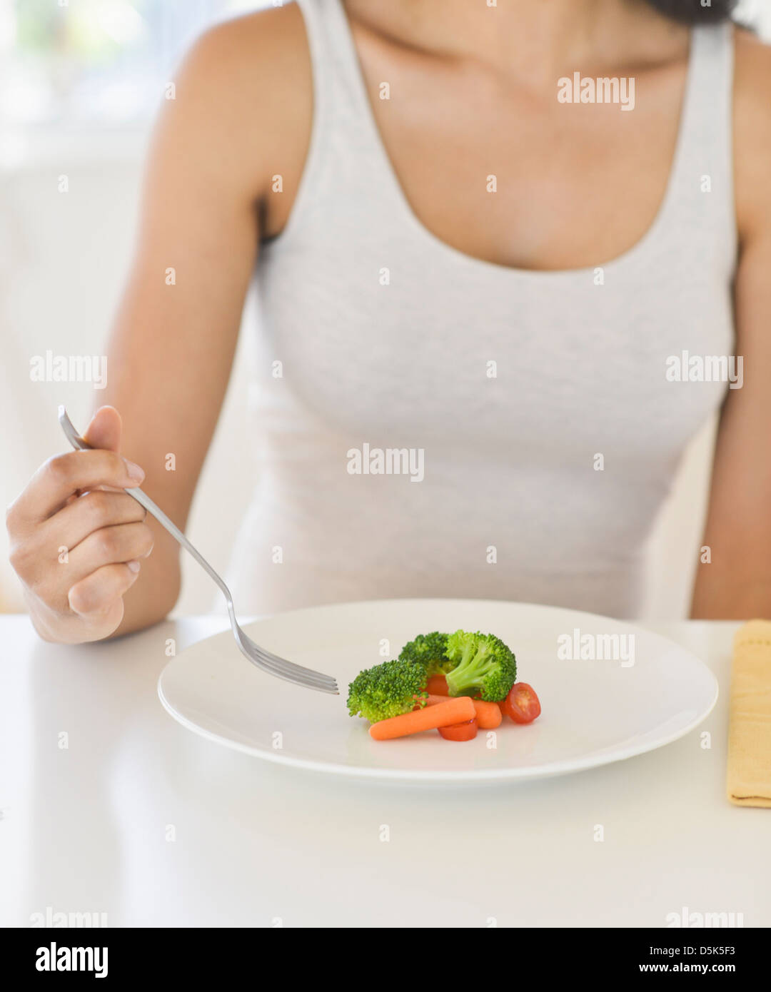 Only vegetables plate hi-res stock photography and images - Alamy