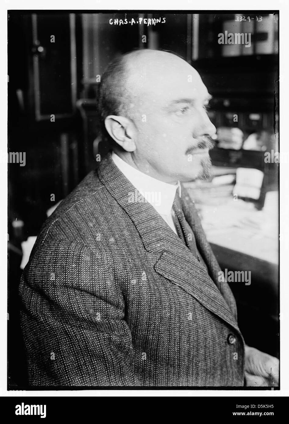 This photograph features Chas. A. Perkins, a notable individual ...