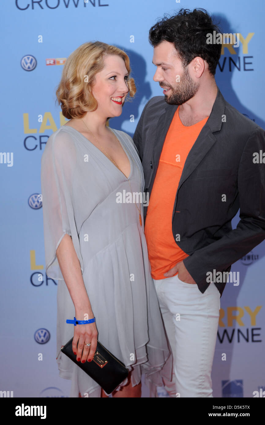 Nikola Kastner and Philipp Hofstetter at the German premiere of 'Larry ...