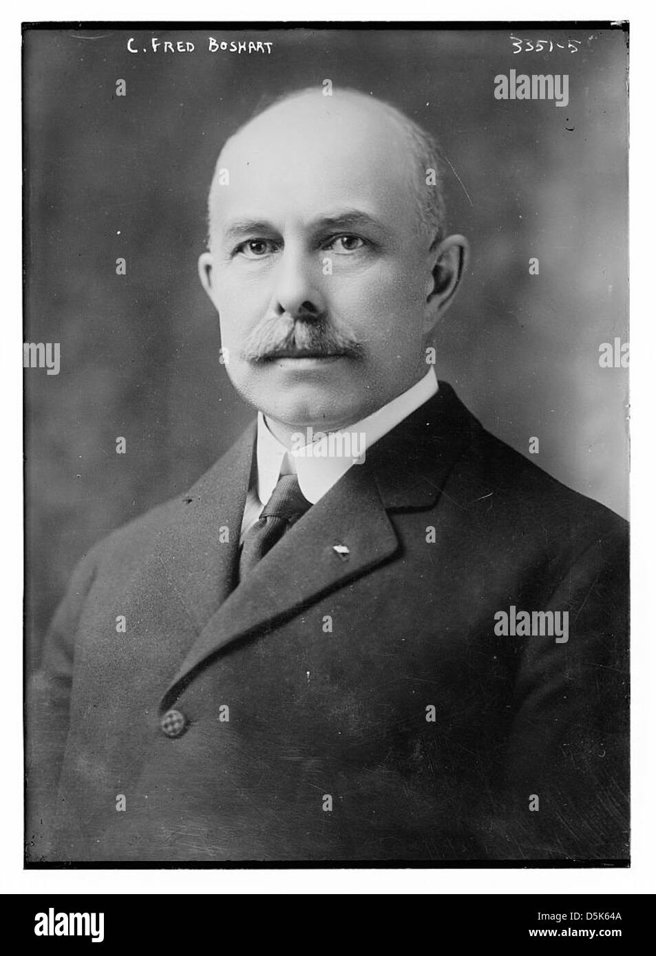 A portrait of C. Fred Boshart, a man involved in New York agriculture ...
