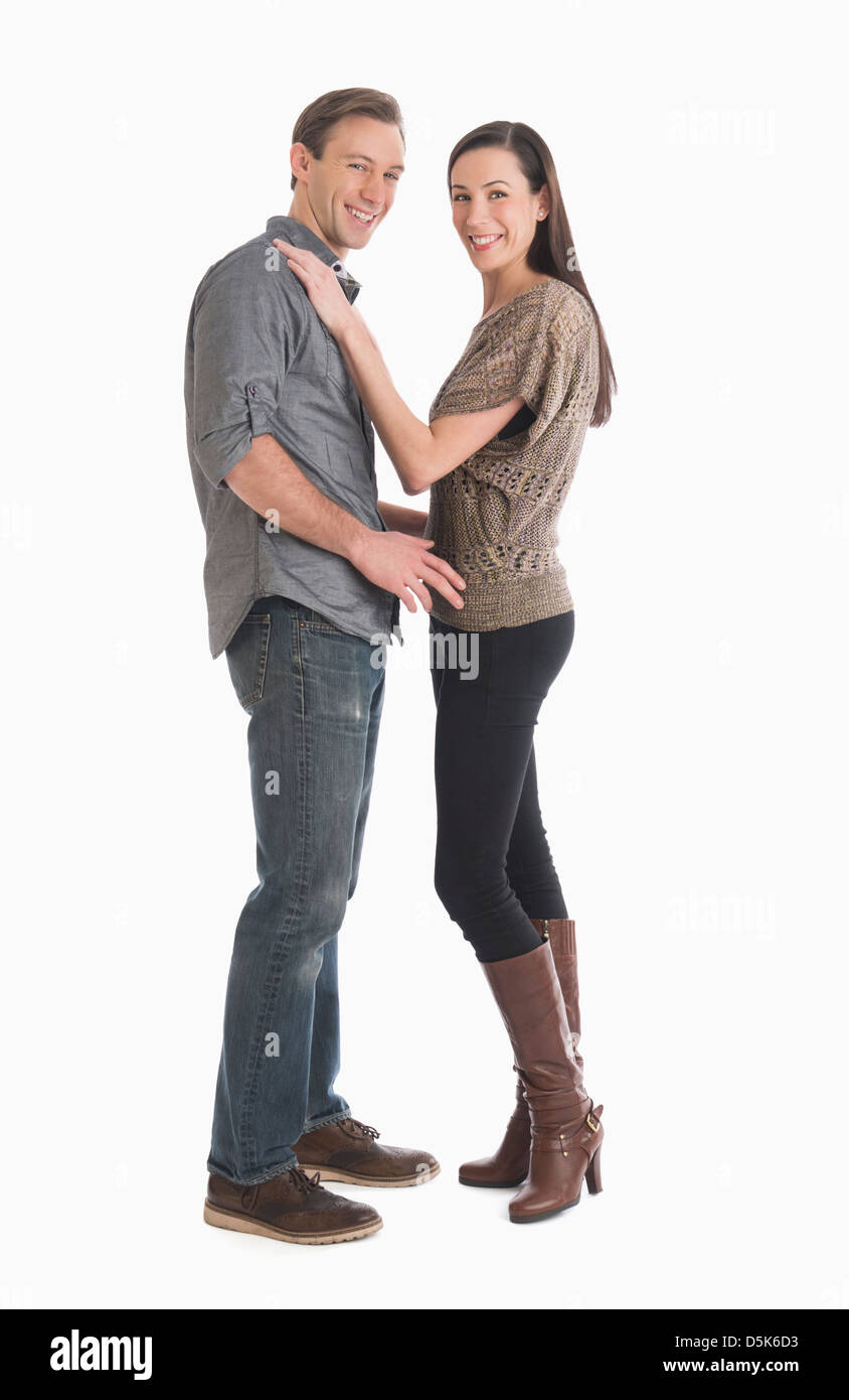 Portrait of couple embracing Stock Photo - Alamy