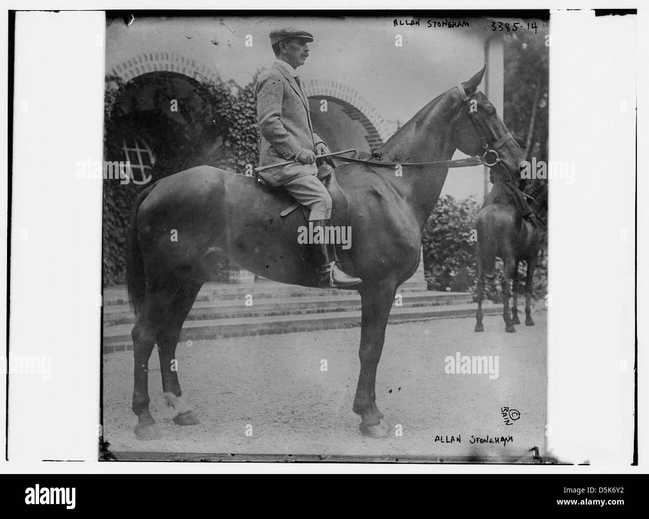 This photograph features Allan Stoneham, possibly a notable figure ...