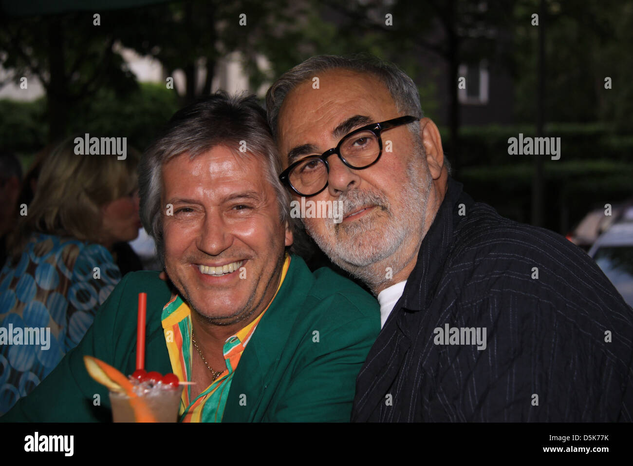 Bert Beel and Udo Walz at the celebration of the 65 anniversary of ...