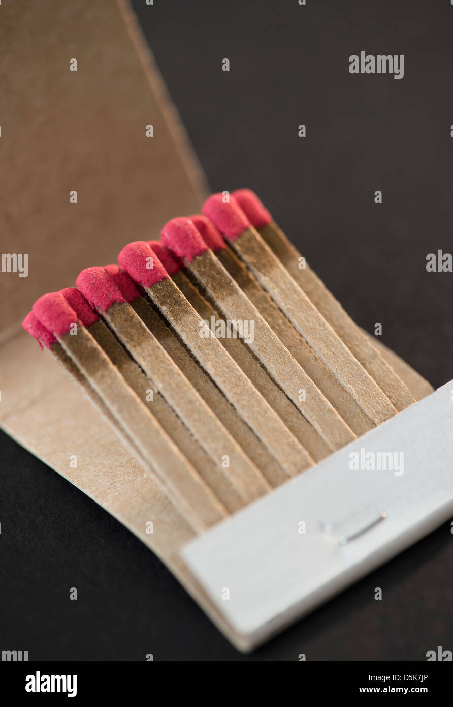 Close up row matchsticks hi-res stock photography and images - Alamy
