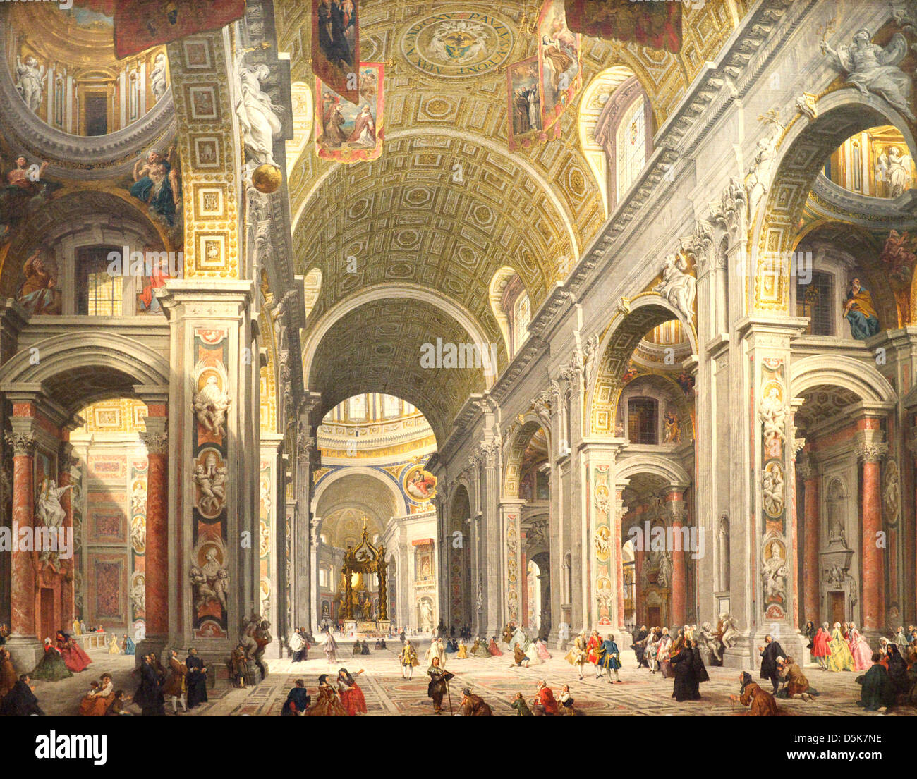 Interior of st peters hi-res stock photography and images - Alamy