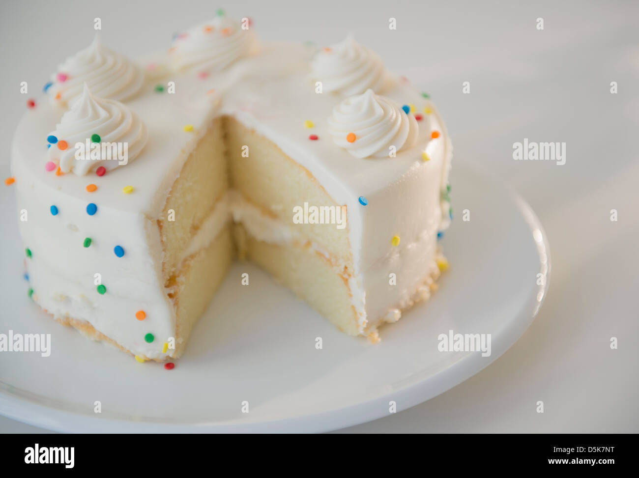 Studio shot of birthday cake Stock Photo - Alamy