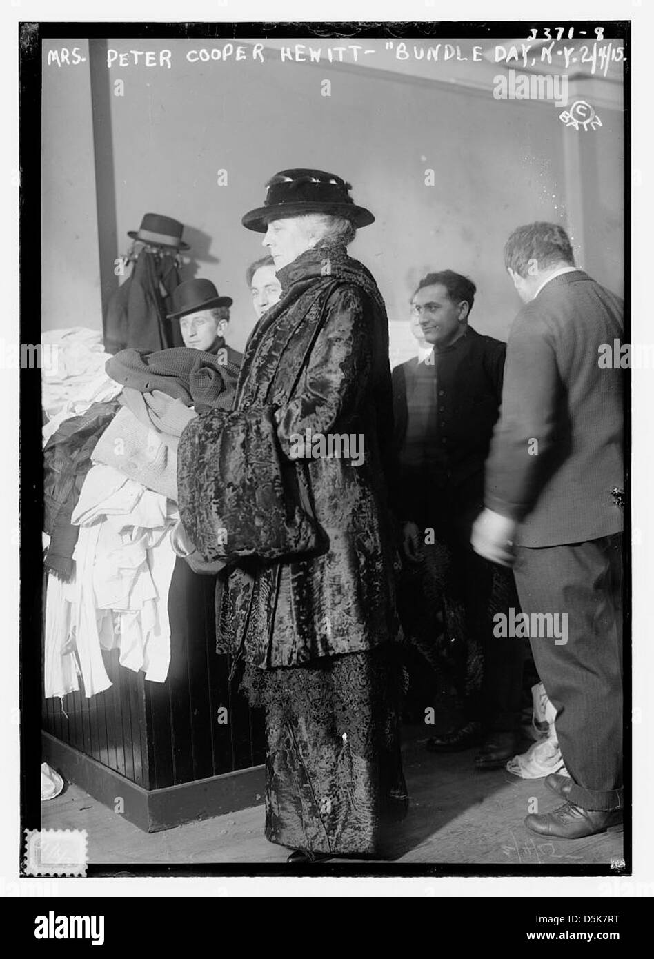 A full-length portrait of Mrs. Peter Cooper Hewitt, taken on 'Bundle ...