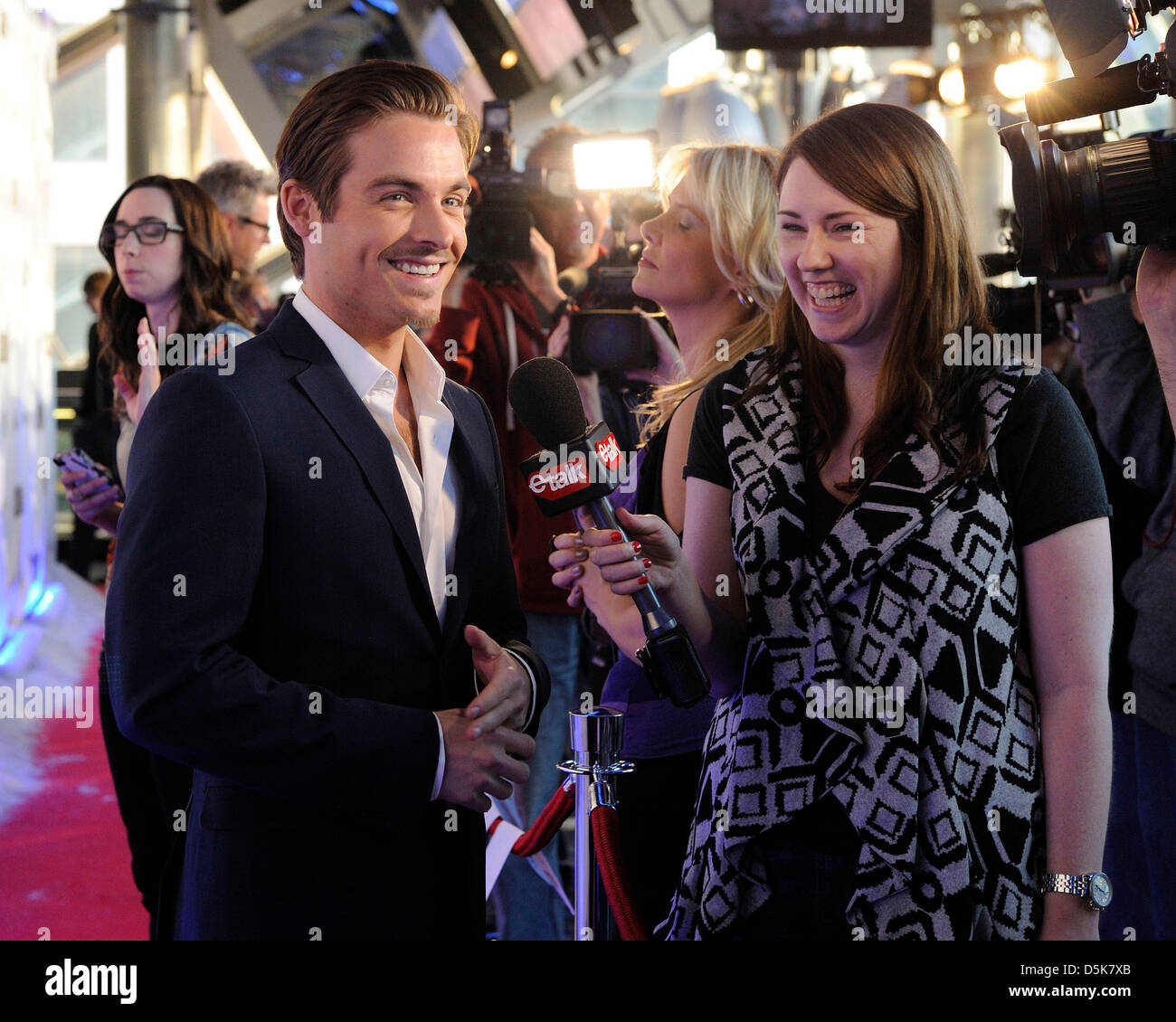 April 3, 2013. Toronto, Canada. Actor Kevin Zegers arrives at THE ...