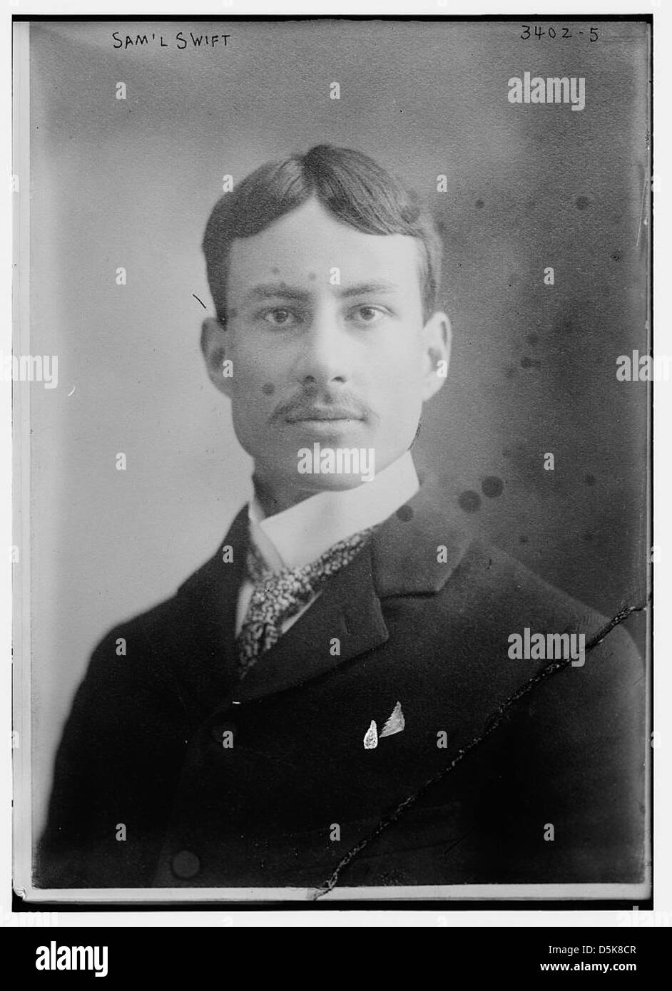 A photograph of Samuel Swift, identified as Sam'l Swift, from the ...