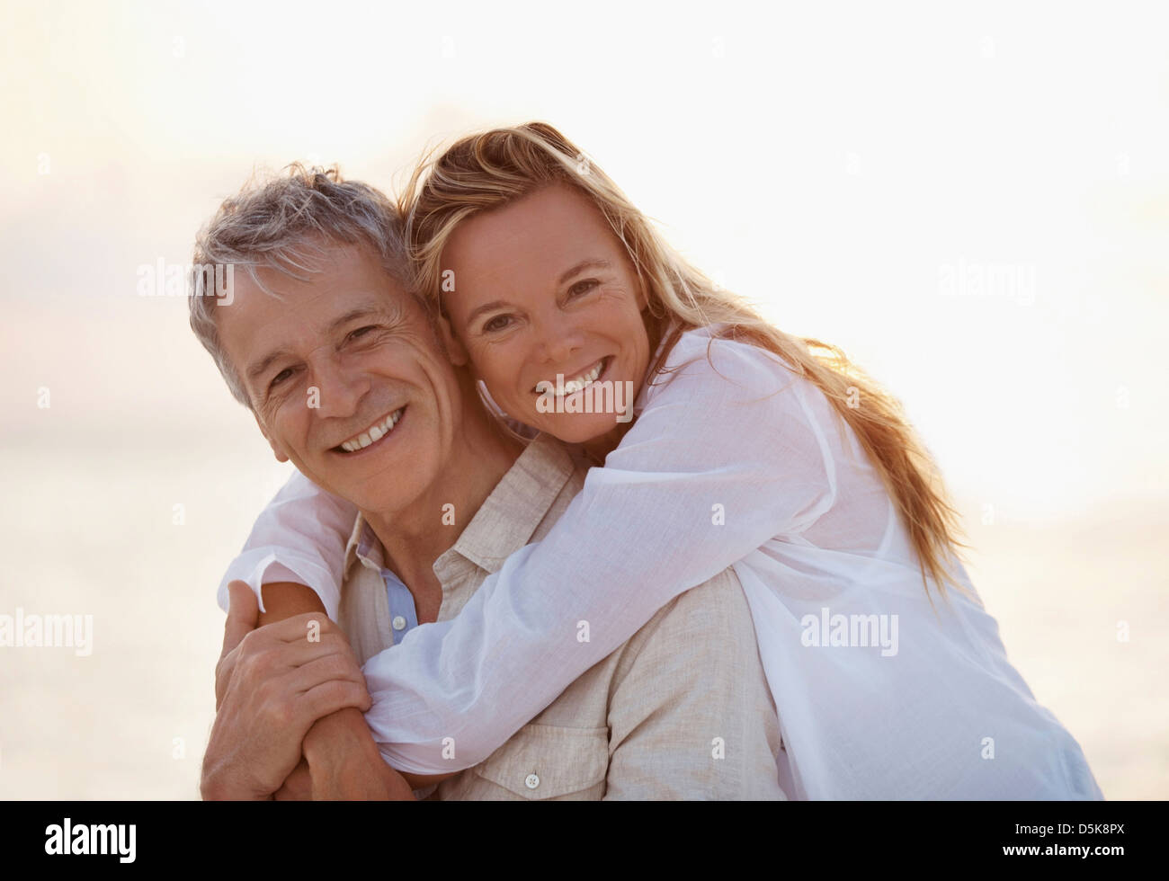 Mature love couple smiling hi-res stock photography and images - Alamy